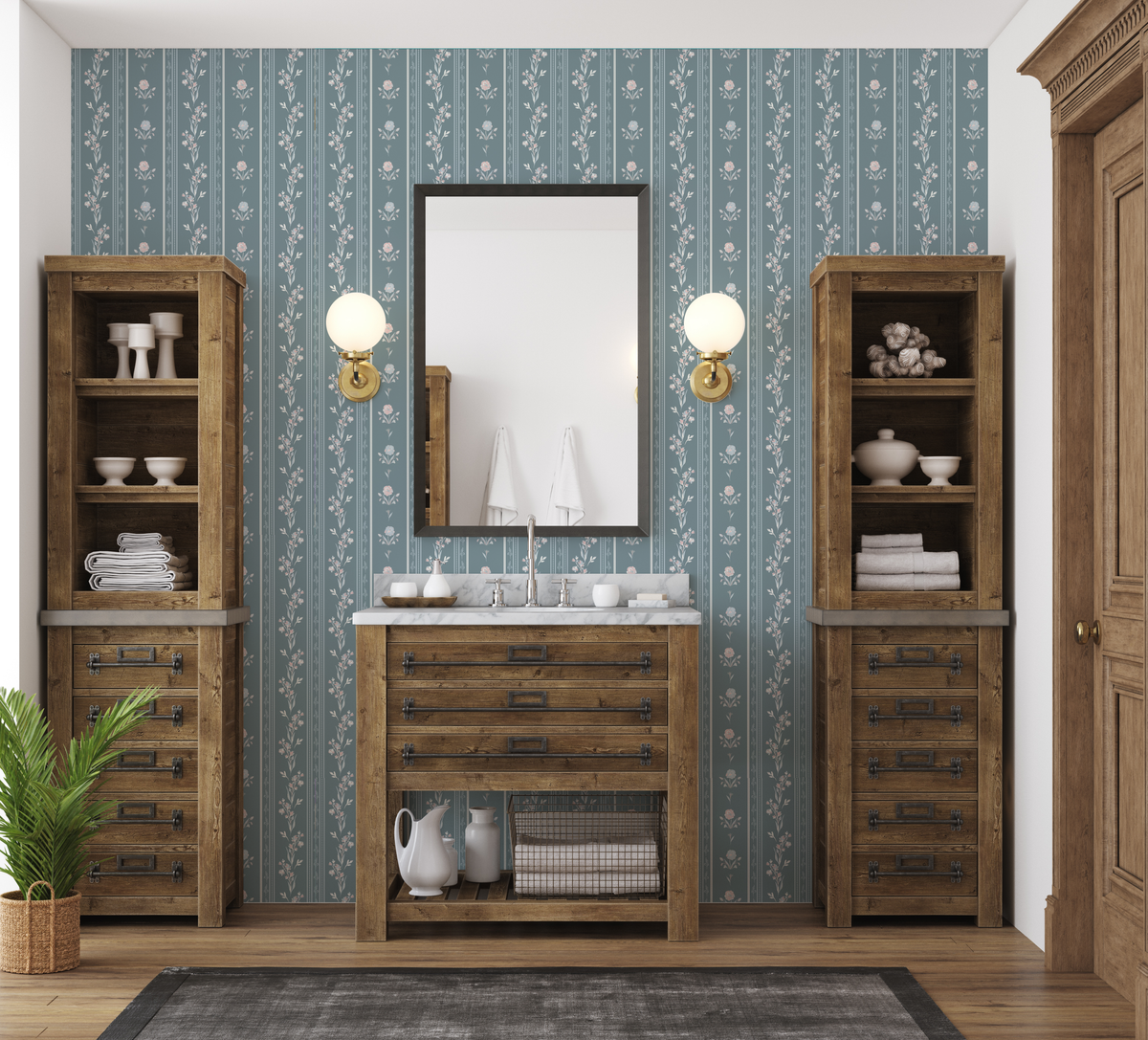 Delphine Wallpaper by Trisha Patel – Loomwell Home Goods