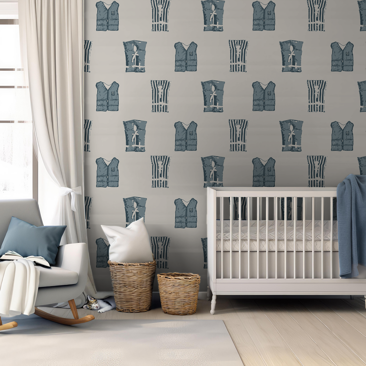 Ray Wallpaper by Kim Hallquist Designs – Loomwell Home Goods