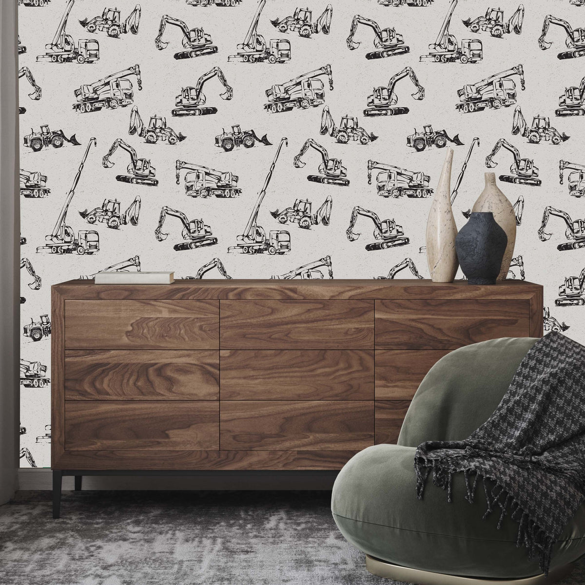 Tanner Wallpaper – Loomwell Home Goods